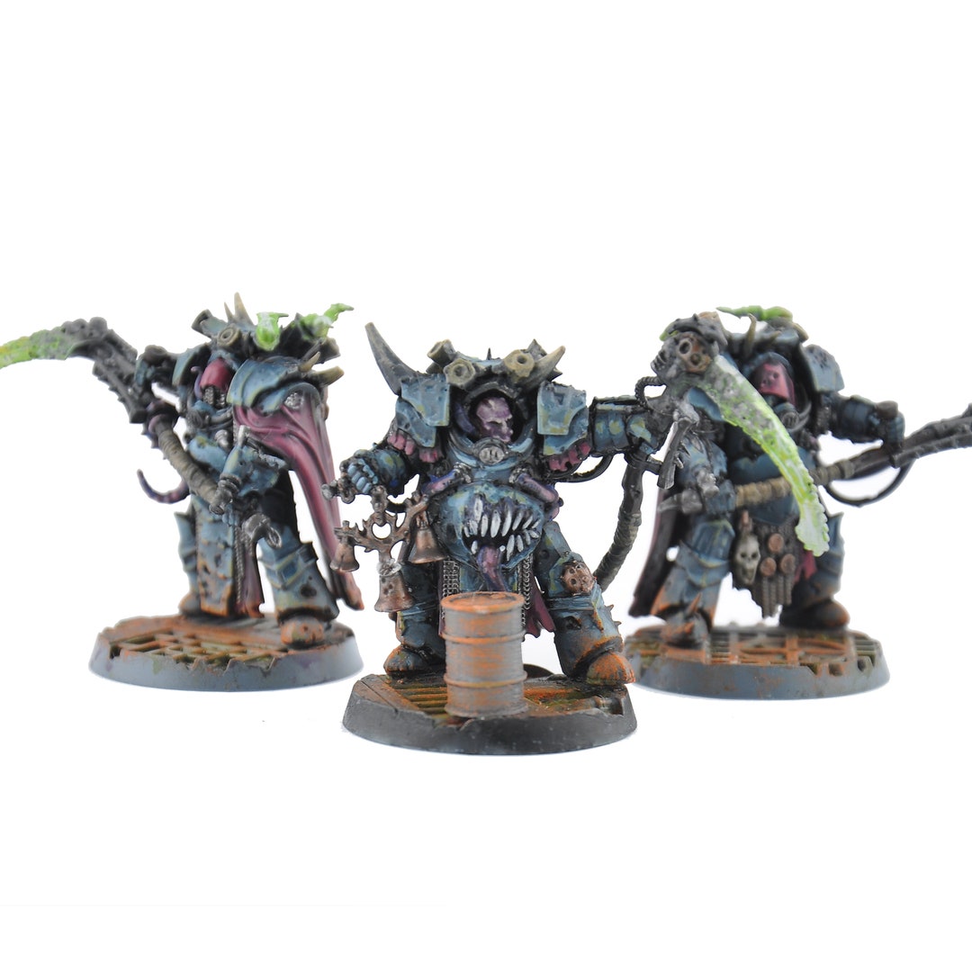 Death Guard Deathshroud Bodyguard, Warhammer 40k Miniatures - Etsy