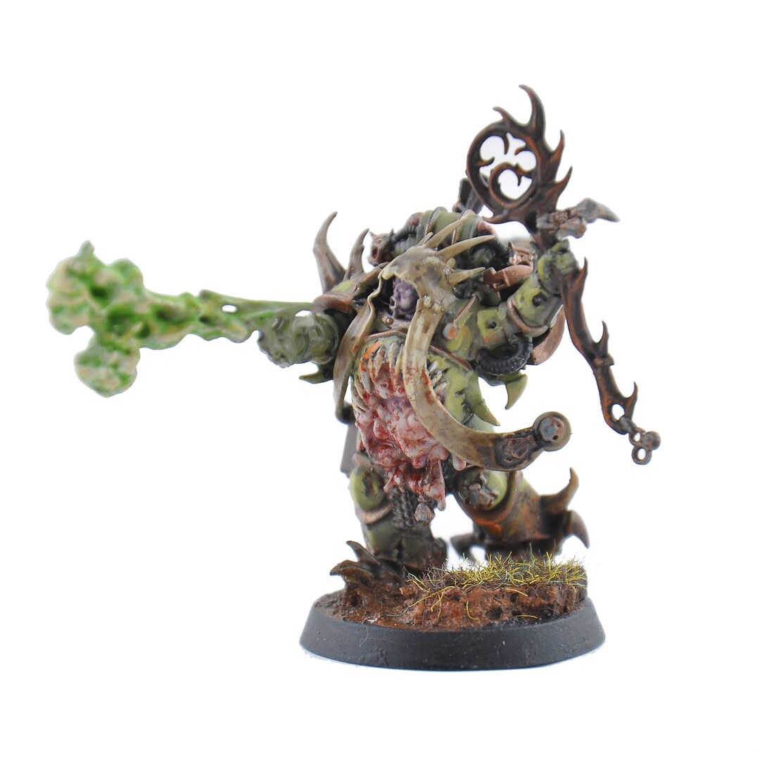 Warhammer 40k Death Guard HQ Lord of Contagion, Malignant Plaguecaster ...