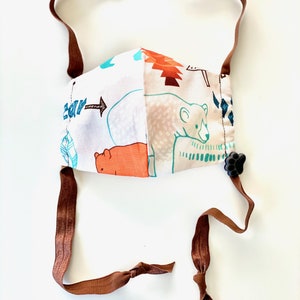 Bear Mask for Kids - Etsy