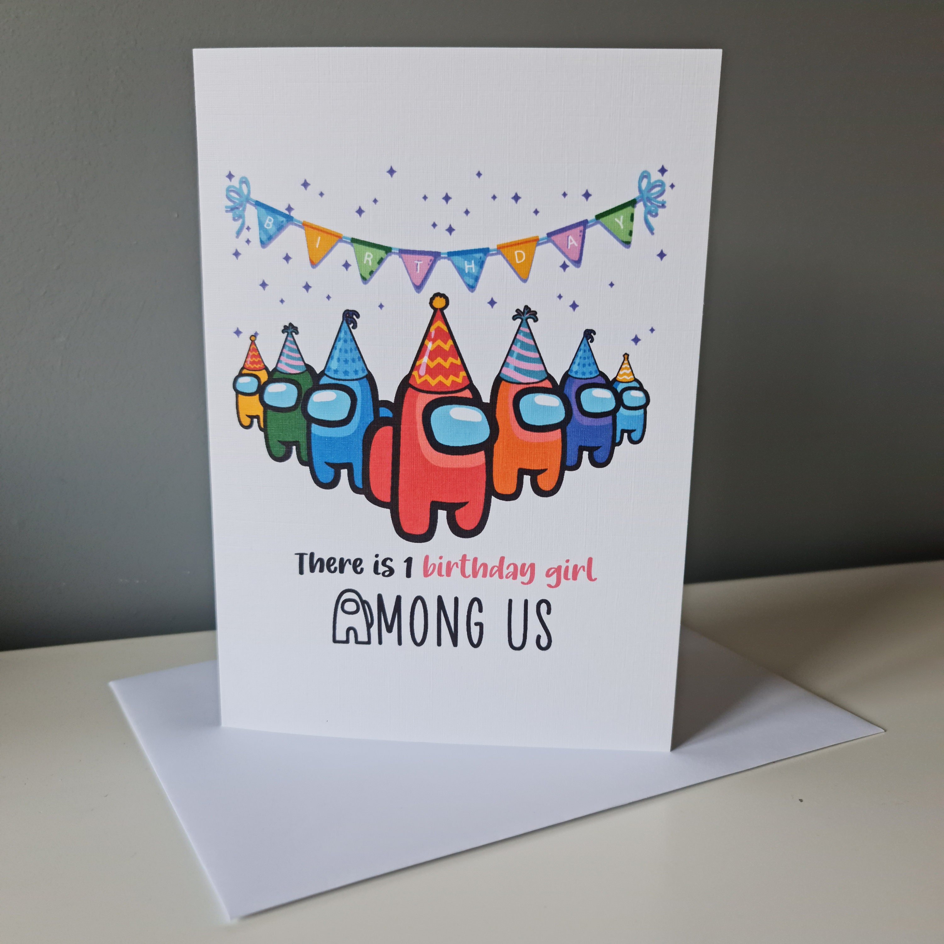 Among Us Birthday Balloons and Banner Happy Birthday Funny - Etsy