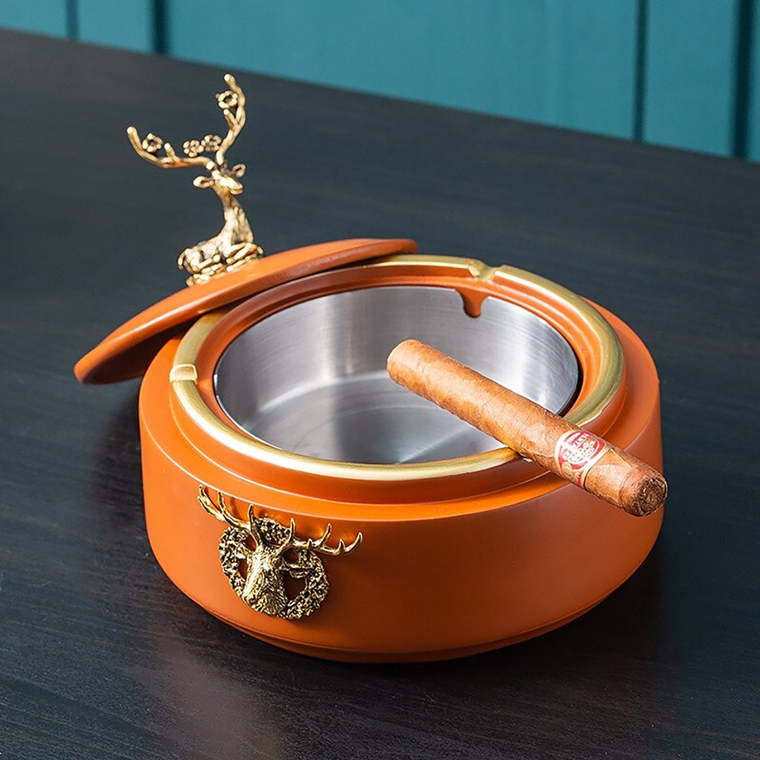 Luxury Deer Cigarette Ashtray Gift for Men Cigarette Lover - Etsy