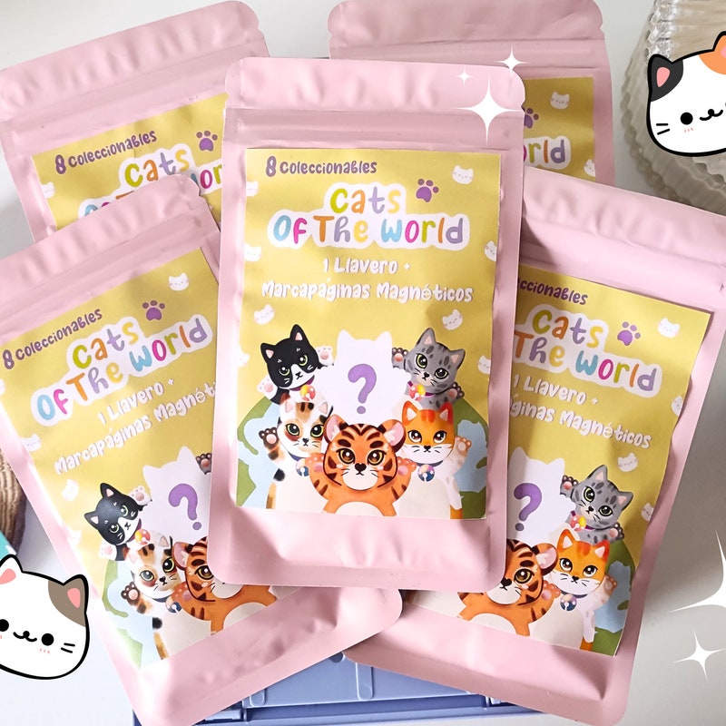 Cute Cat Blind Box - Etsy