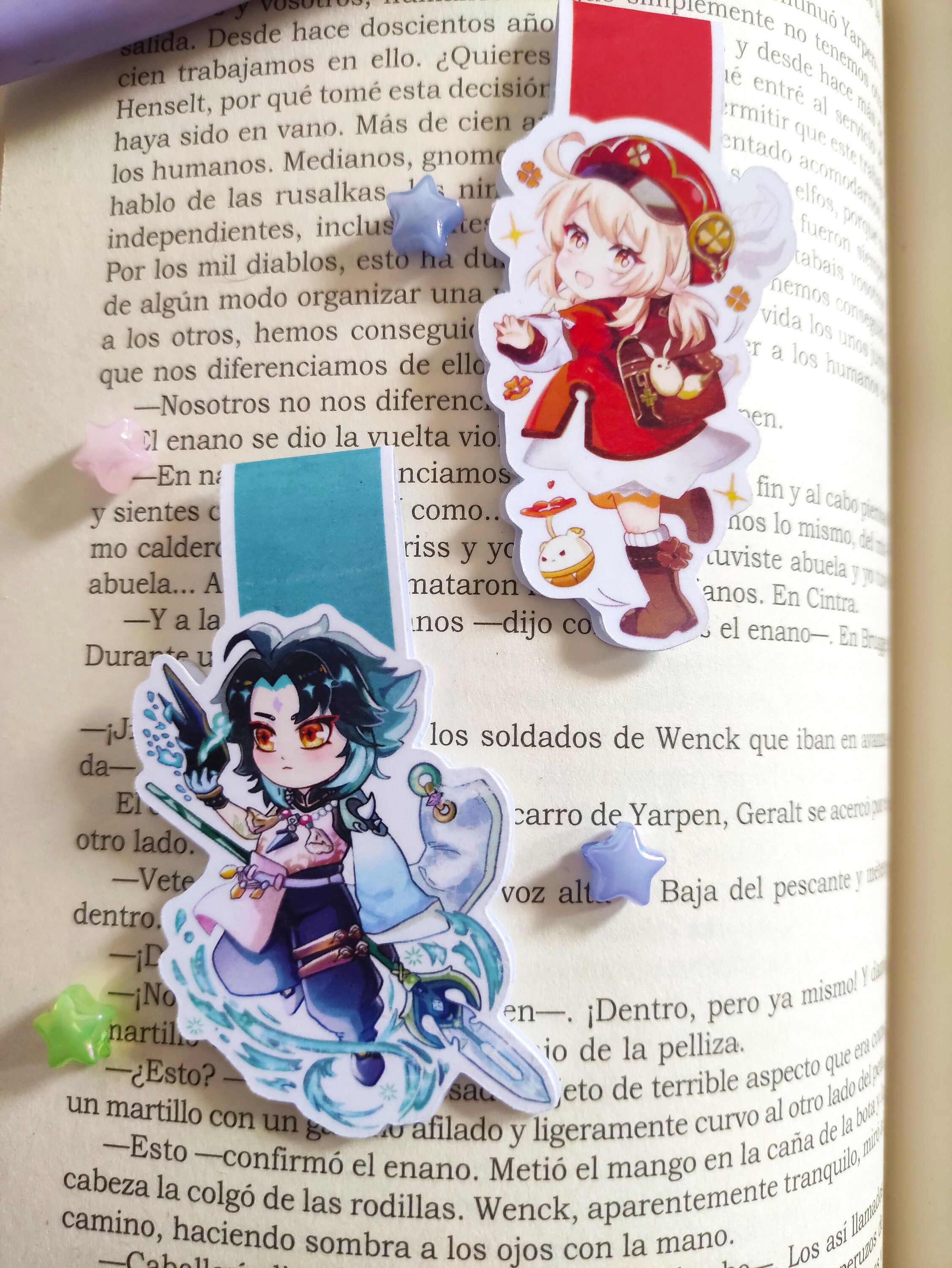 Genshin Impact Magnetic Bookmarks Razor Ganyu Diona Xiao - Etsy