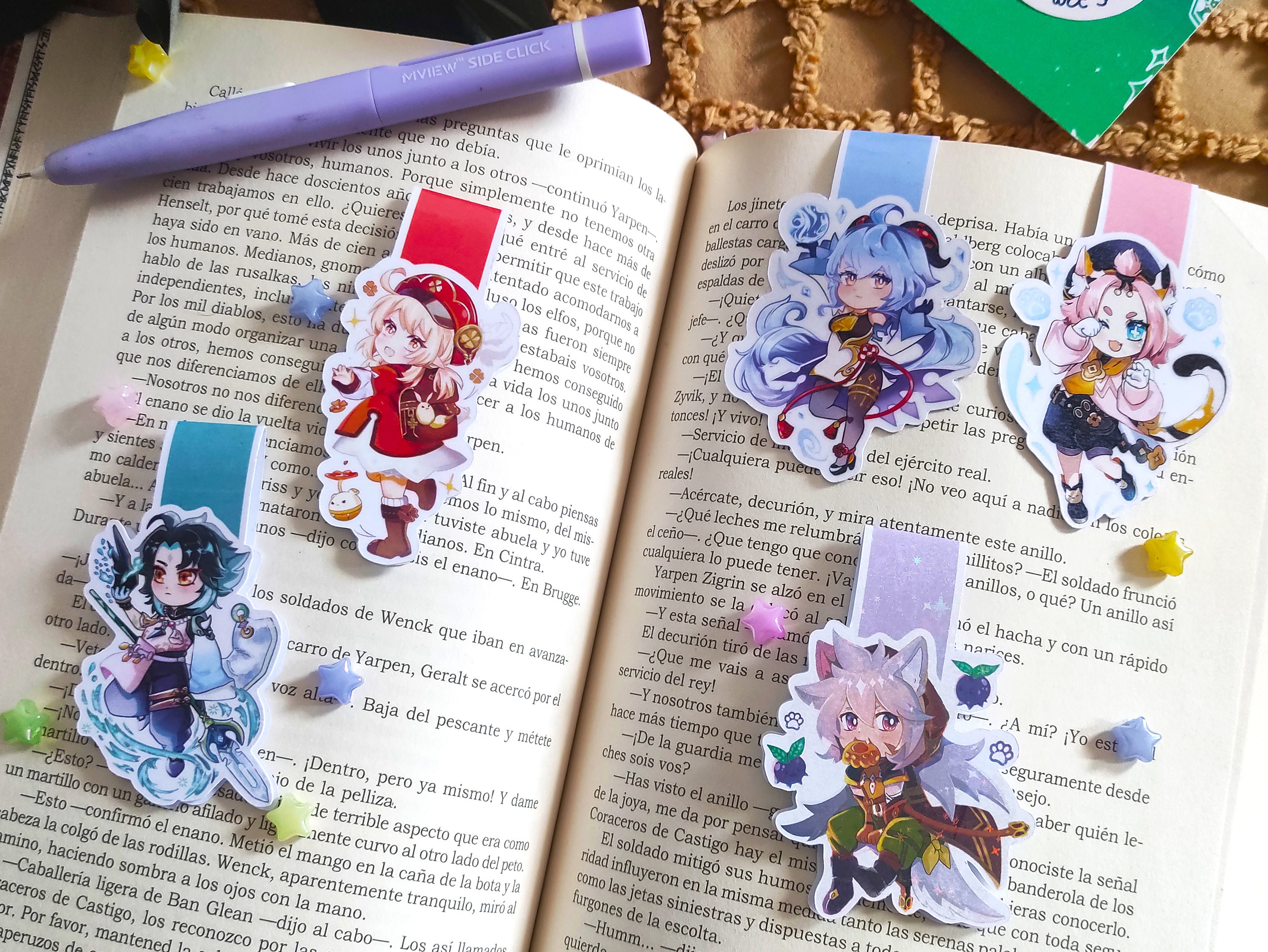 Genshin Impact Magnetic Bookmarks Razor, Ganyu, Diona, Xiao, Klee ...