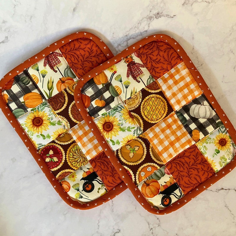 Quilted Pot Holders - Etsy
