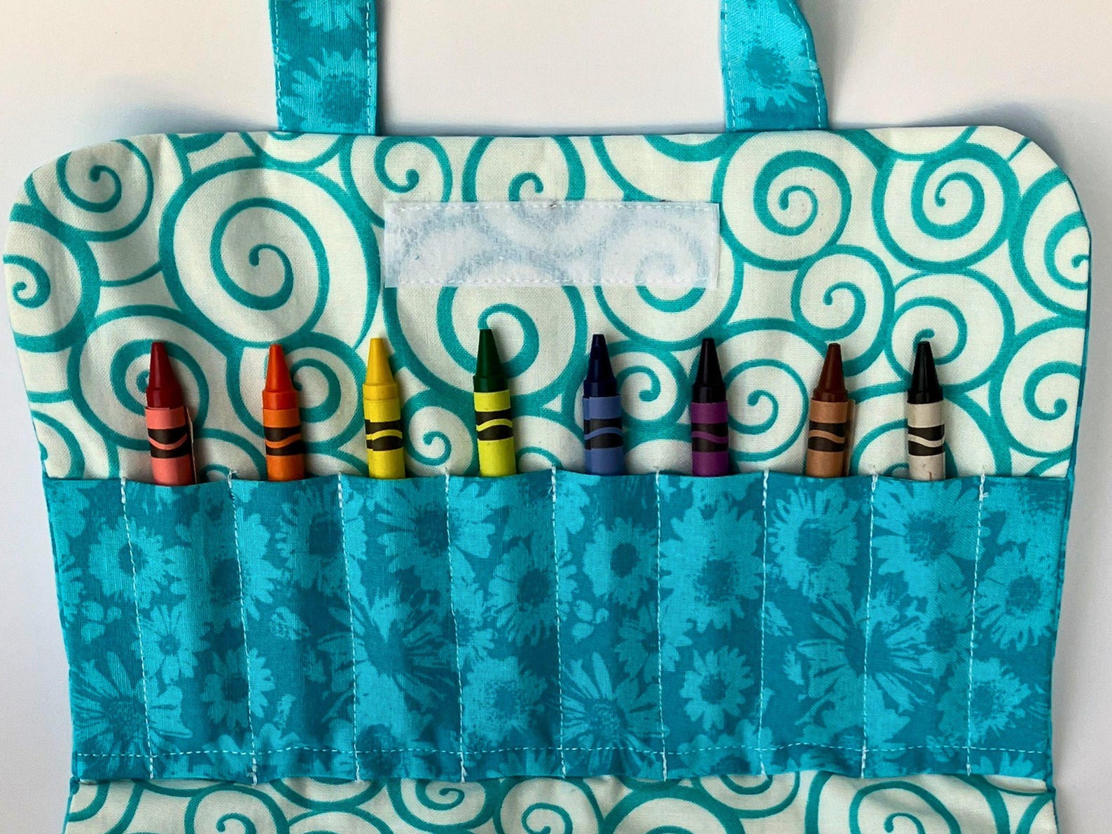 Coloring Tote Bag for Kids - Crayon Holder - Children's Activity Bag ...