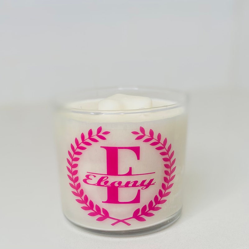 Monogram Candle - Etsy