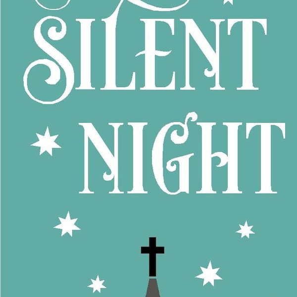 Silent Night Svg - Etsy