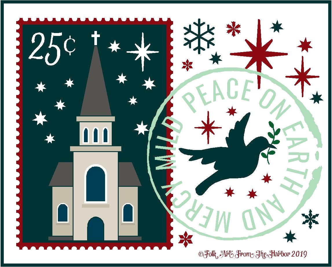 Church Stamp SVG - Etsy