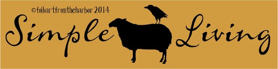 Simple Living SVG - Etsy