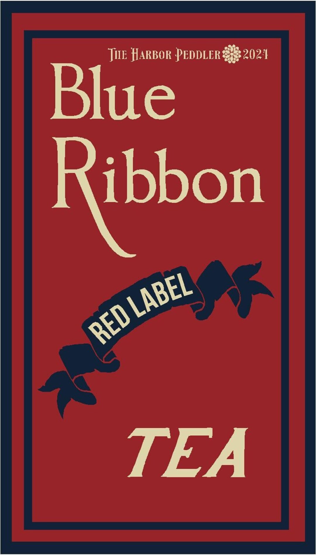 Blue Ribbon Tea New SVG PDF Png Digital Download Olde Vintage Ads - Etsy