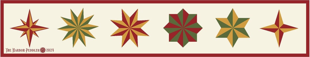 Decorative Stars SVG PDF Png Digital Download Colonial Early American ...