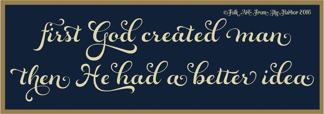 First God Created SVG - Etsy