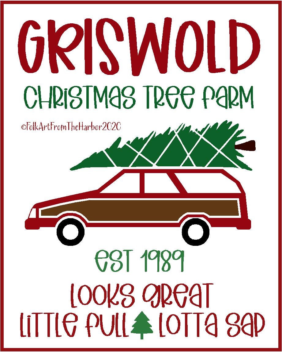 Griswold Tree Farm SVG File Digital Download Pdf Png and Svg Files ...