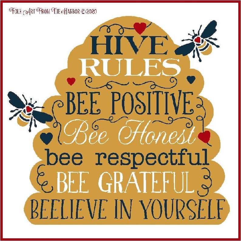 Hive Rules SVG - Etsy