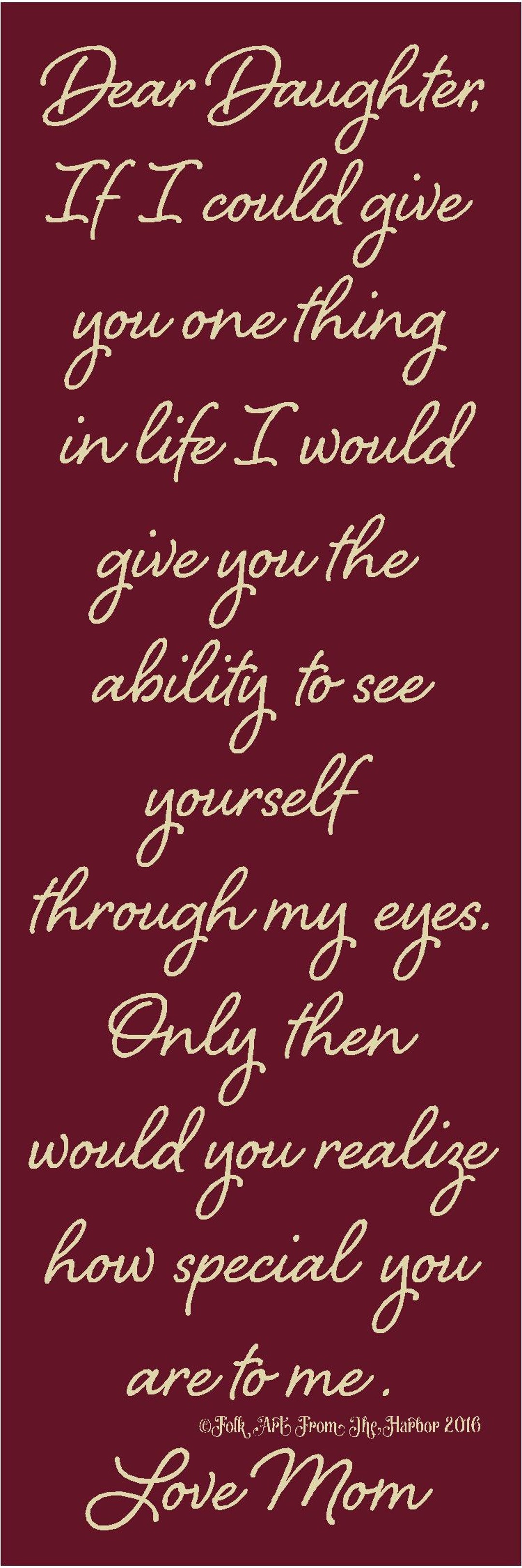 Dear Daughter SVG - Etsy