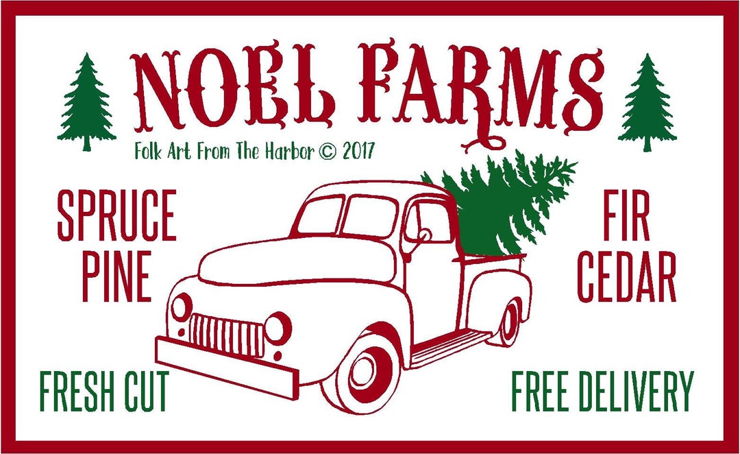 Noel Farms SVG - Etsy