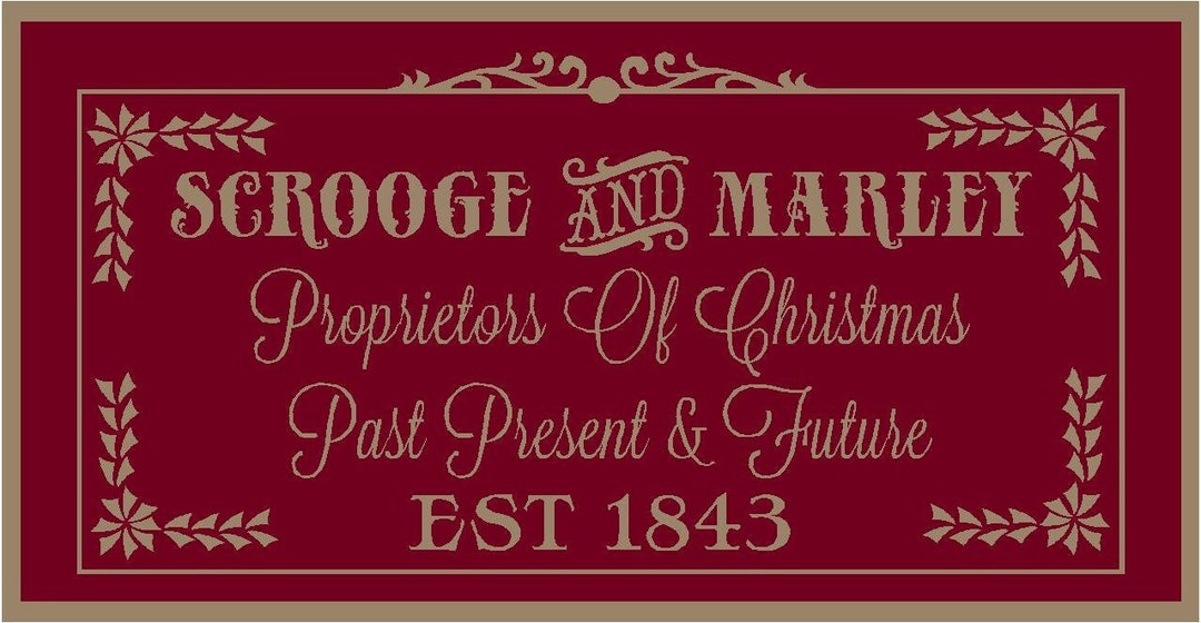 Scrooge and Marley SVG - Etsy