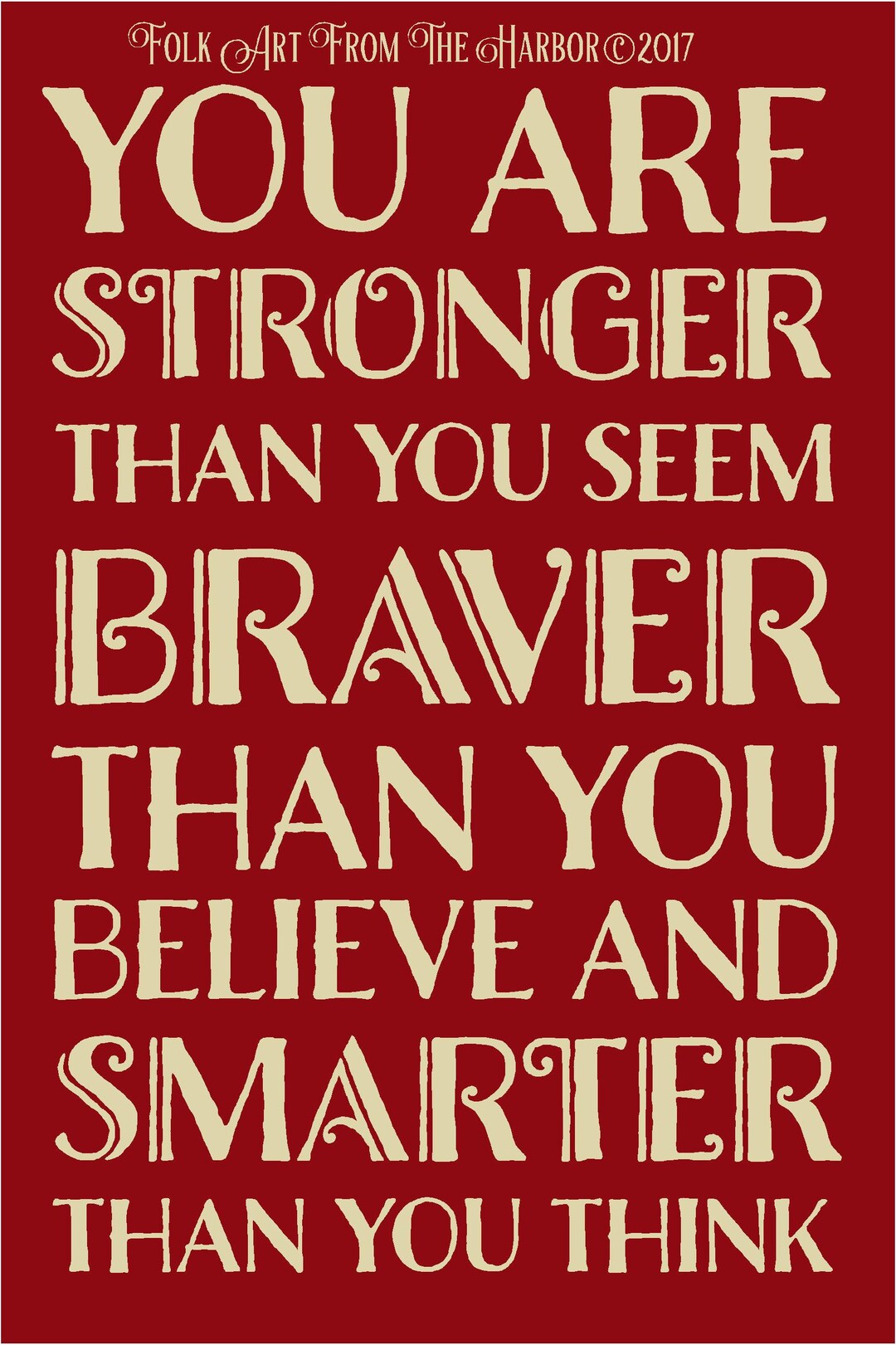 You Are Stronger SVG - Etsy