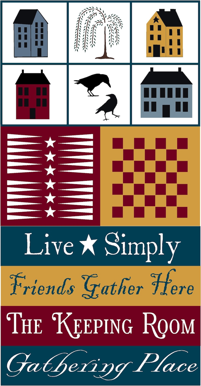 Salt Box House Sampler Set SVG - Etsy