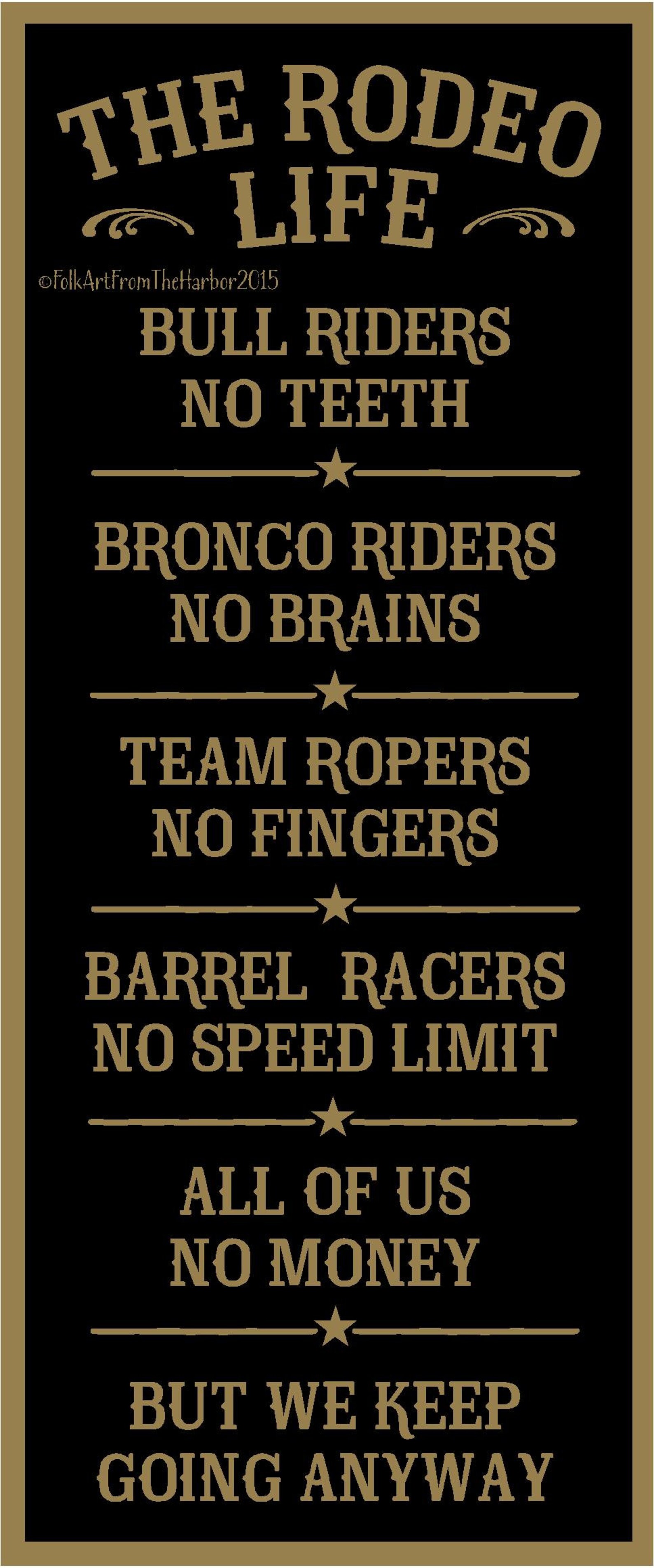 The Rodeo Life SVG - Etsy