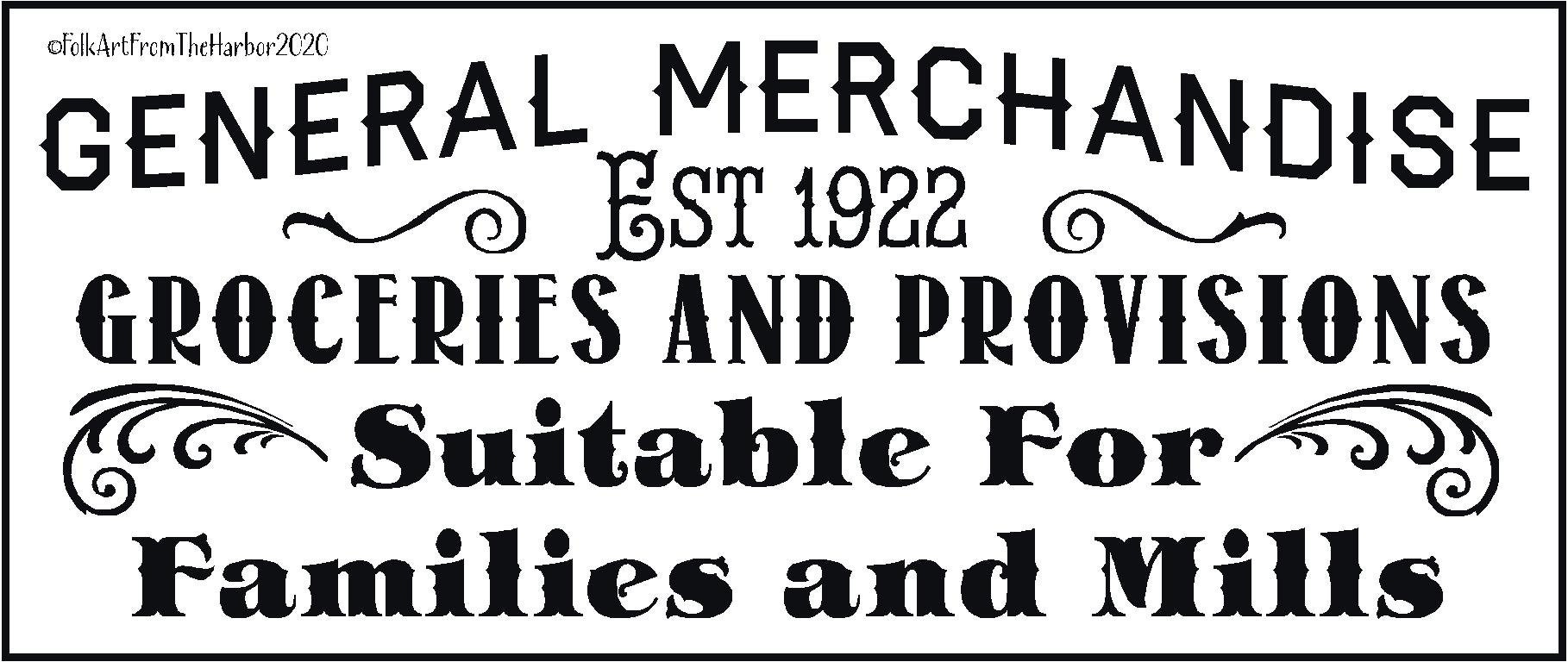 General Merchandise SVG File Digital Download Pdf Png and Svg Files ...