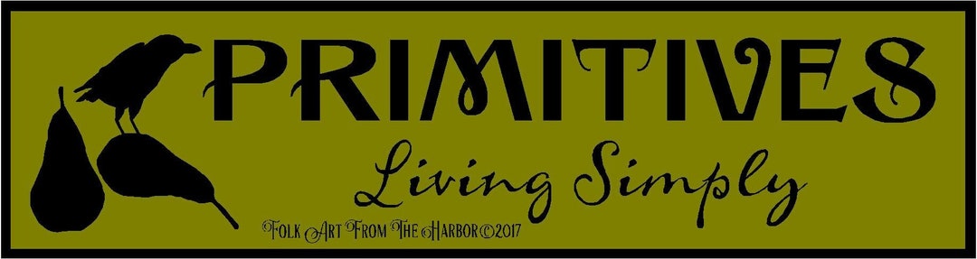 Primitives Living Simply SVG - Etsy