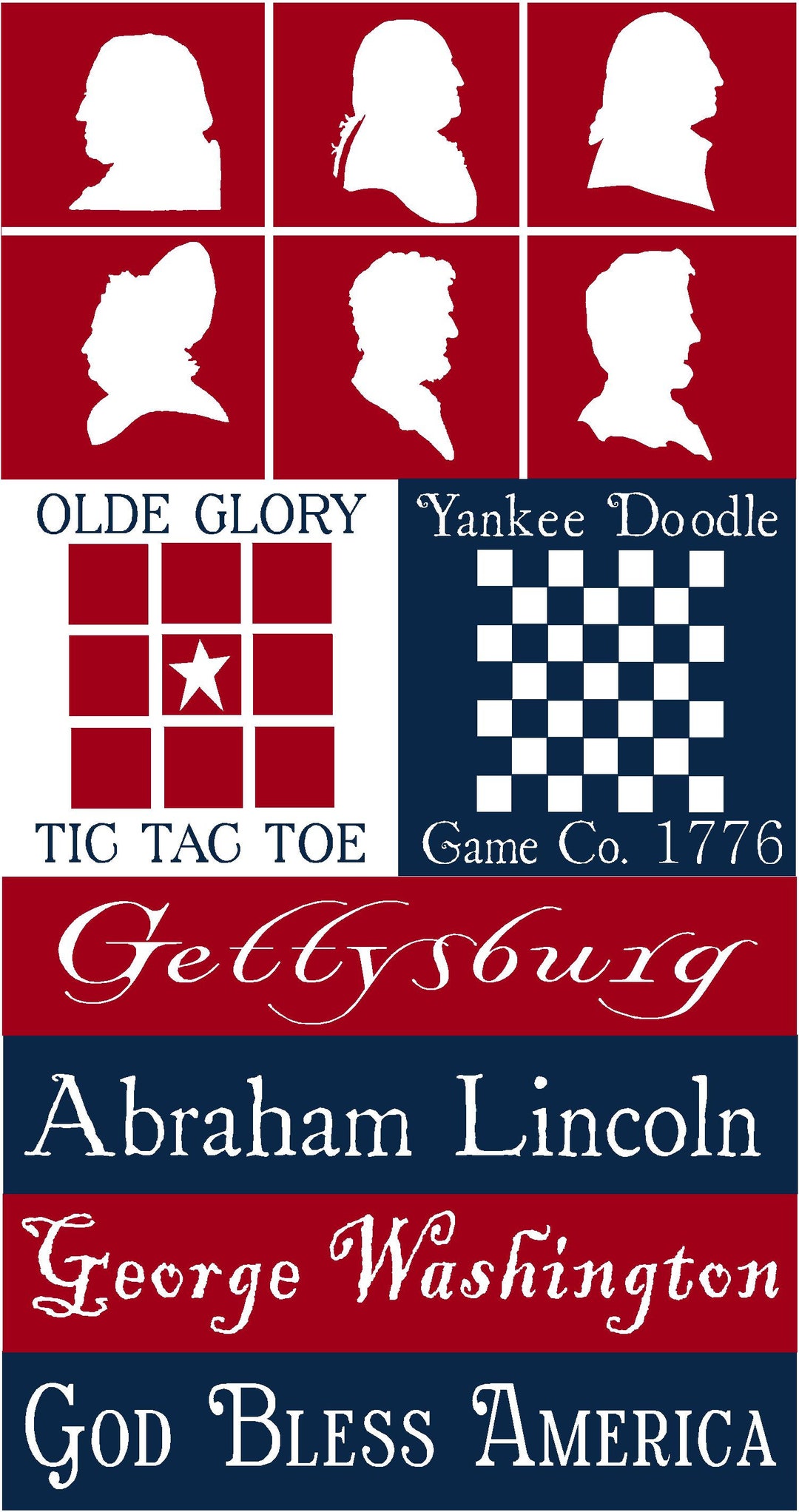 Americana Sampler Set SVG - Etsy