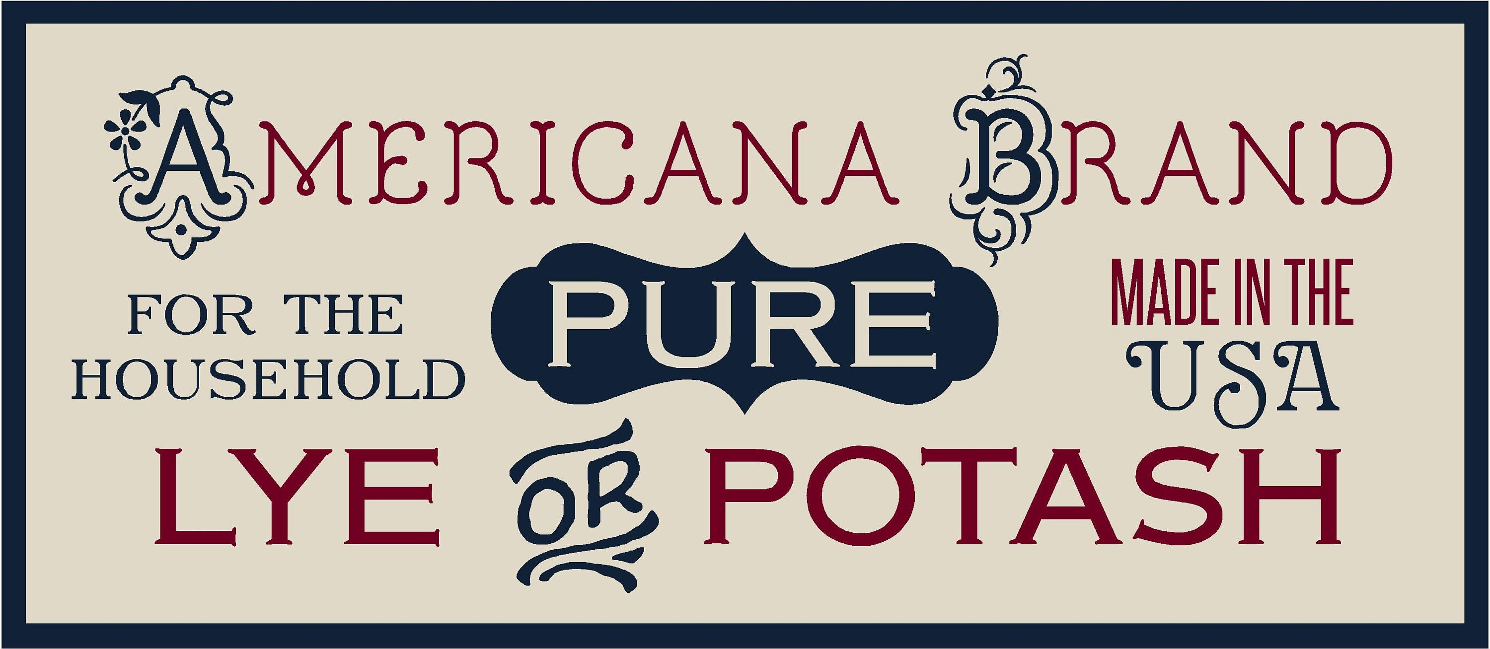 Americana Brand Lye SVG - Etsy
