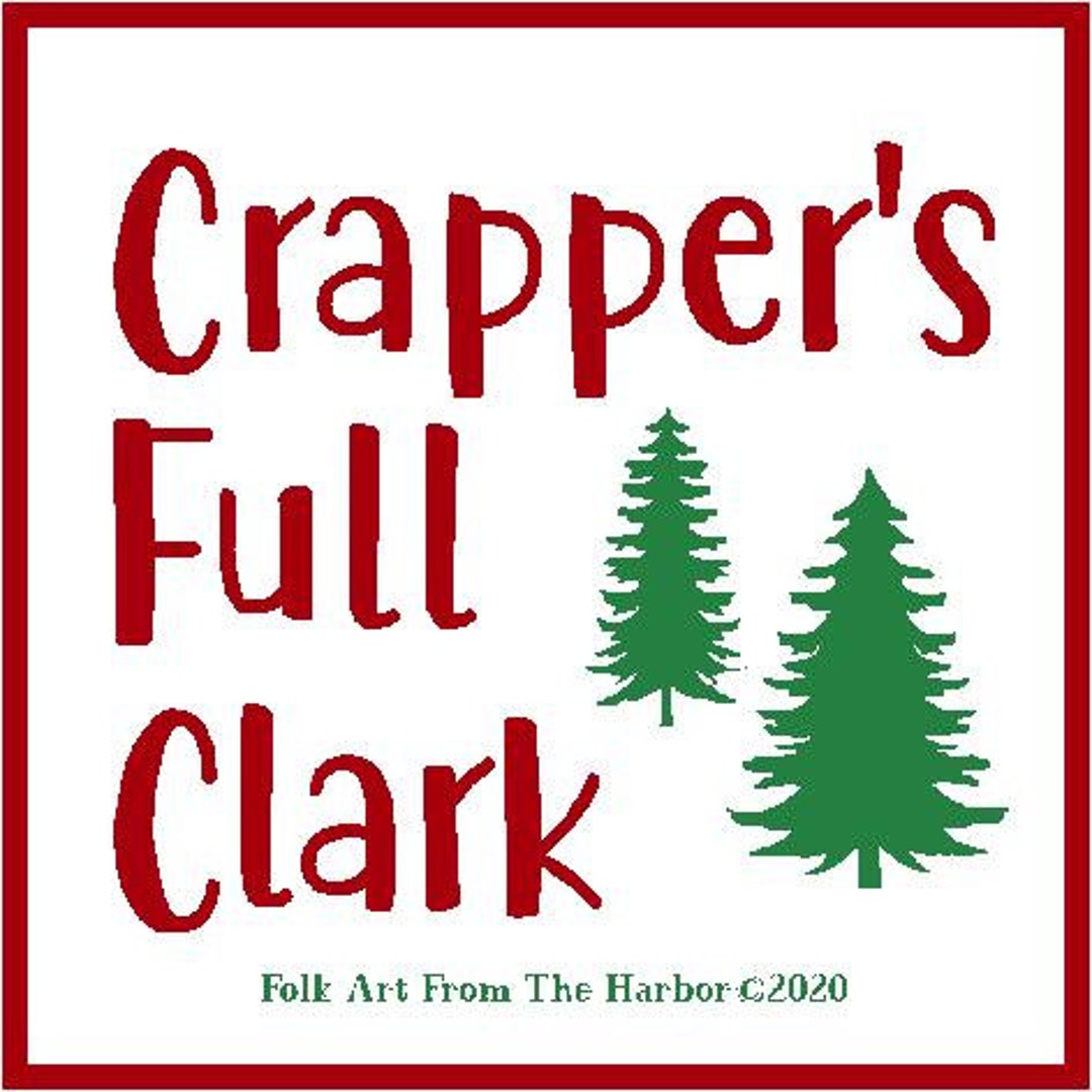 Crapper's Full Clark SVG - Etsy
