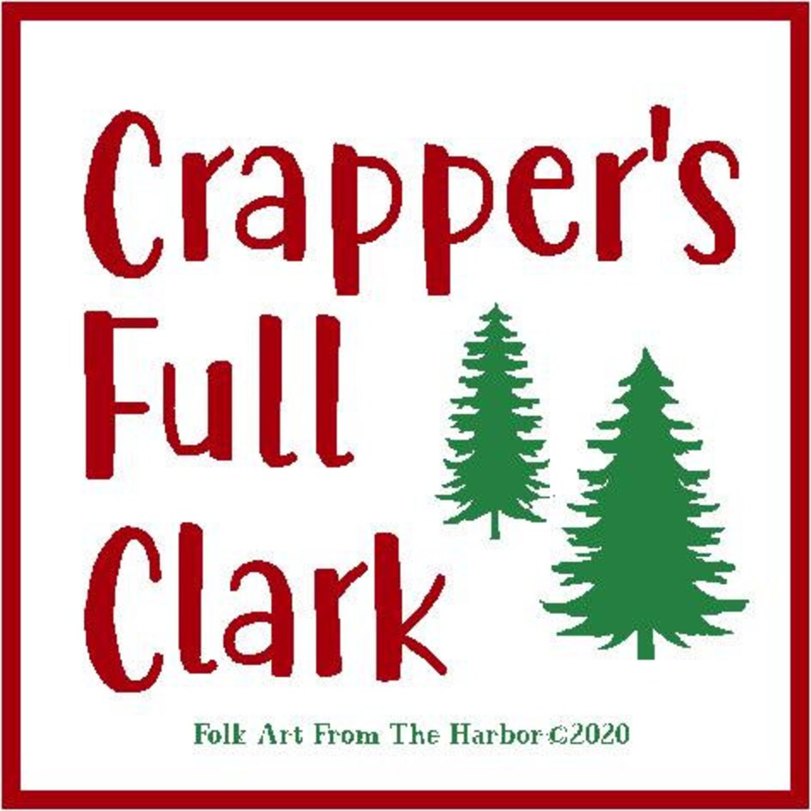 Crapper's Full Clark SVG - Etsy