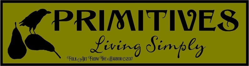 Primitives Living Simply SVG - Etsy