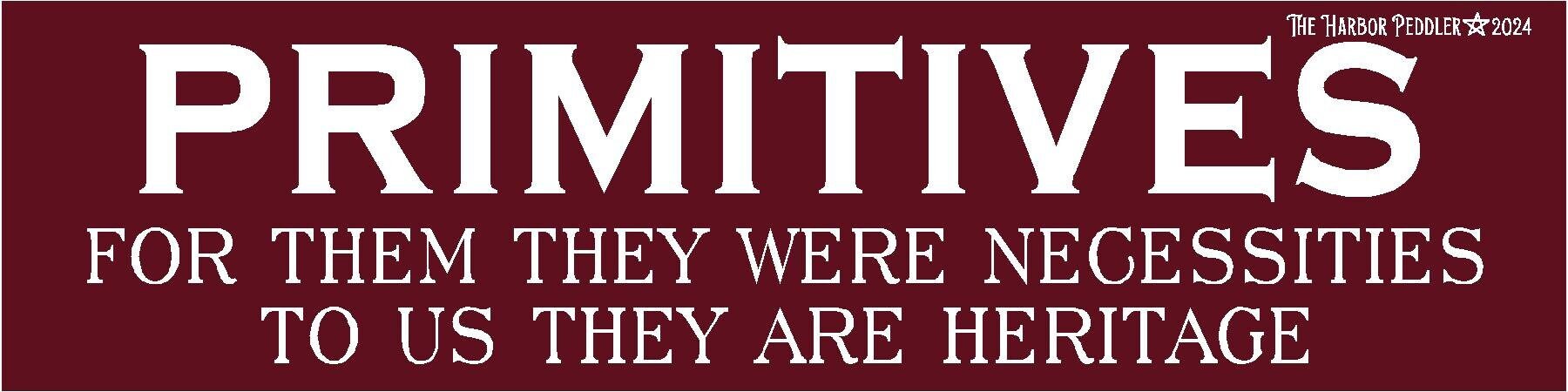 Primitives for Them Were Necessities SVG Digital Download Pdf Png Primitives - Etsy