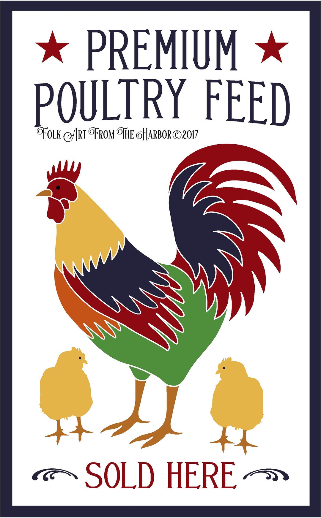 Premium Poultry Feed SVG - Etsy