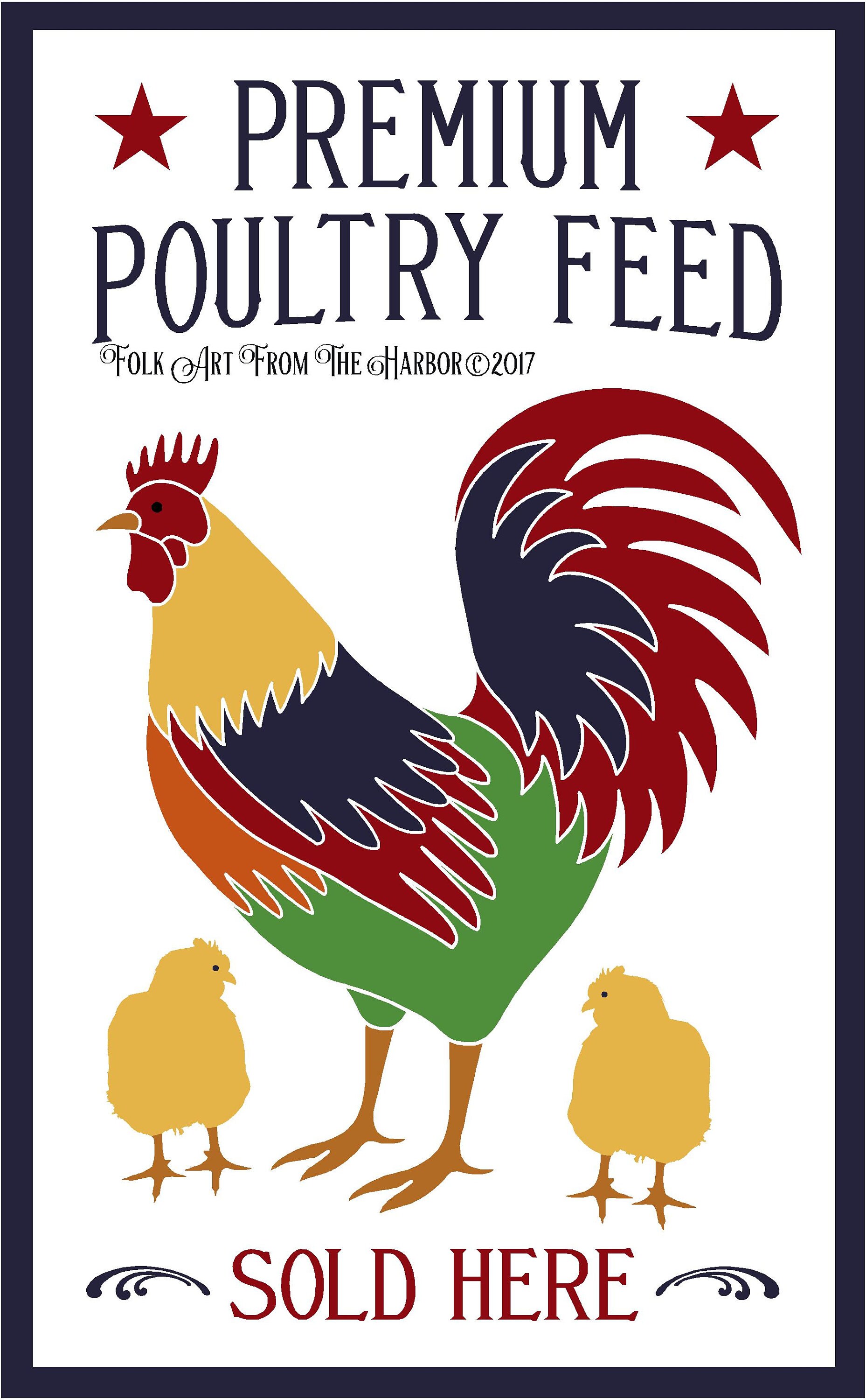 Premium Poultry Feed SVG - Etsy
