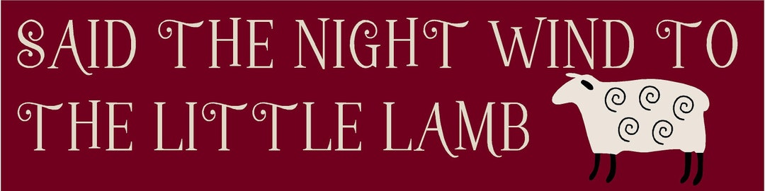 Said the Night Wind SVG - Etsy