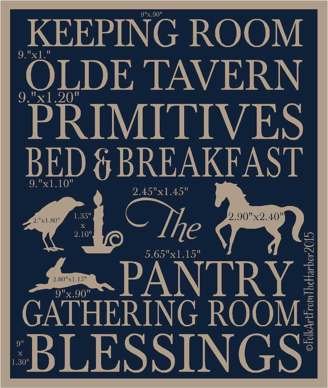 Keeping Room Small Words SVG - Etsy