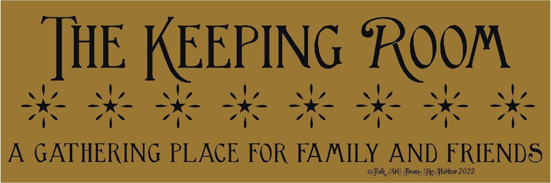 The Keeping Room SVG - Etsy