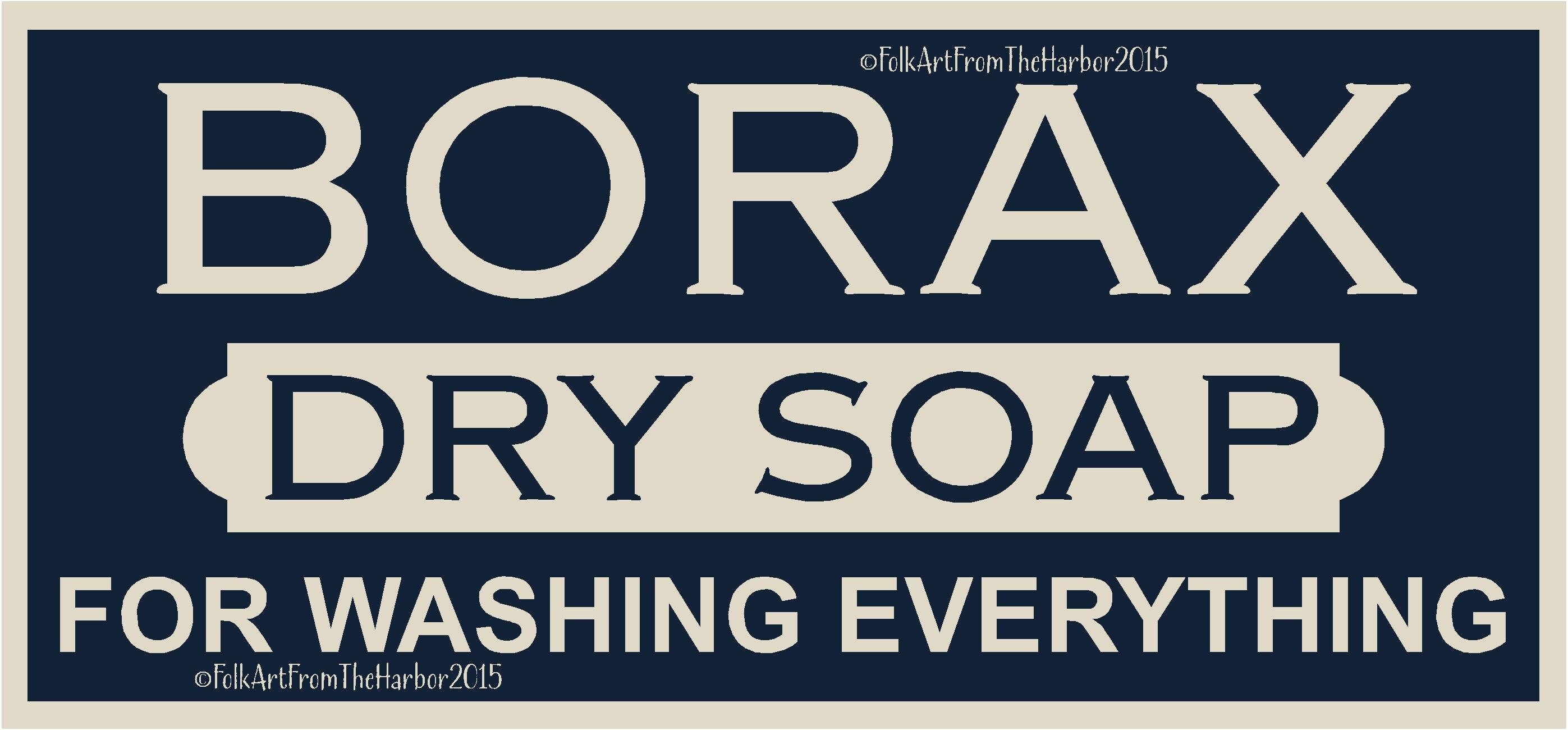 Borax Dry Soap SVG - Etsy