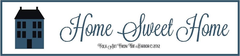 Home Sweet Home SVG File Digital Download Pdf Png and Svg Files Saltbox ...