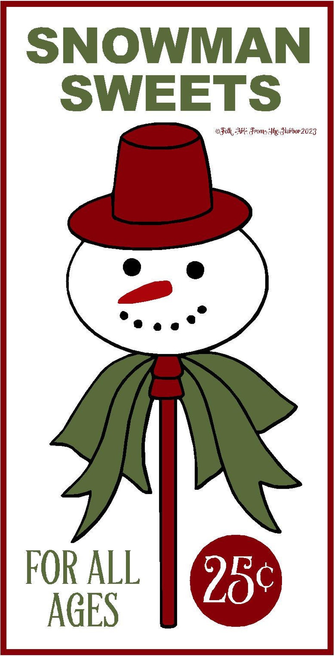 Snowman Sweets SVG Pdf Png Christmas - Etsy