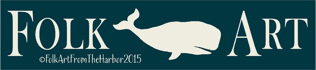 Folk Art Whale SVG - Etsy