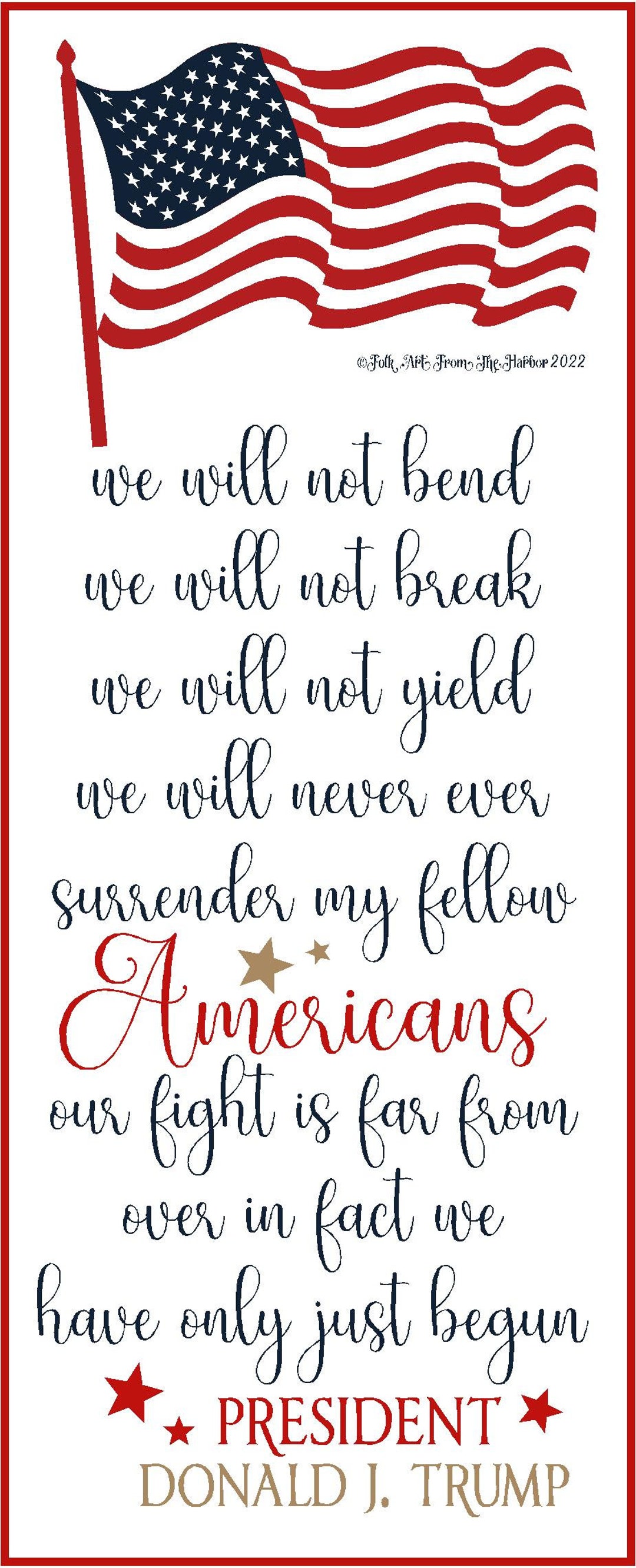 President Donald J Trump Quote SVG - Etsy