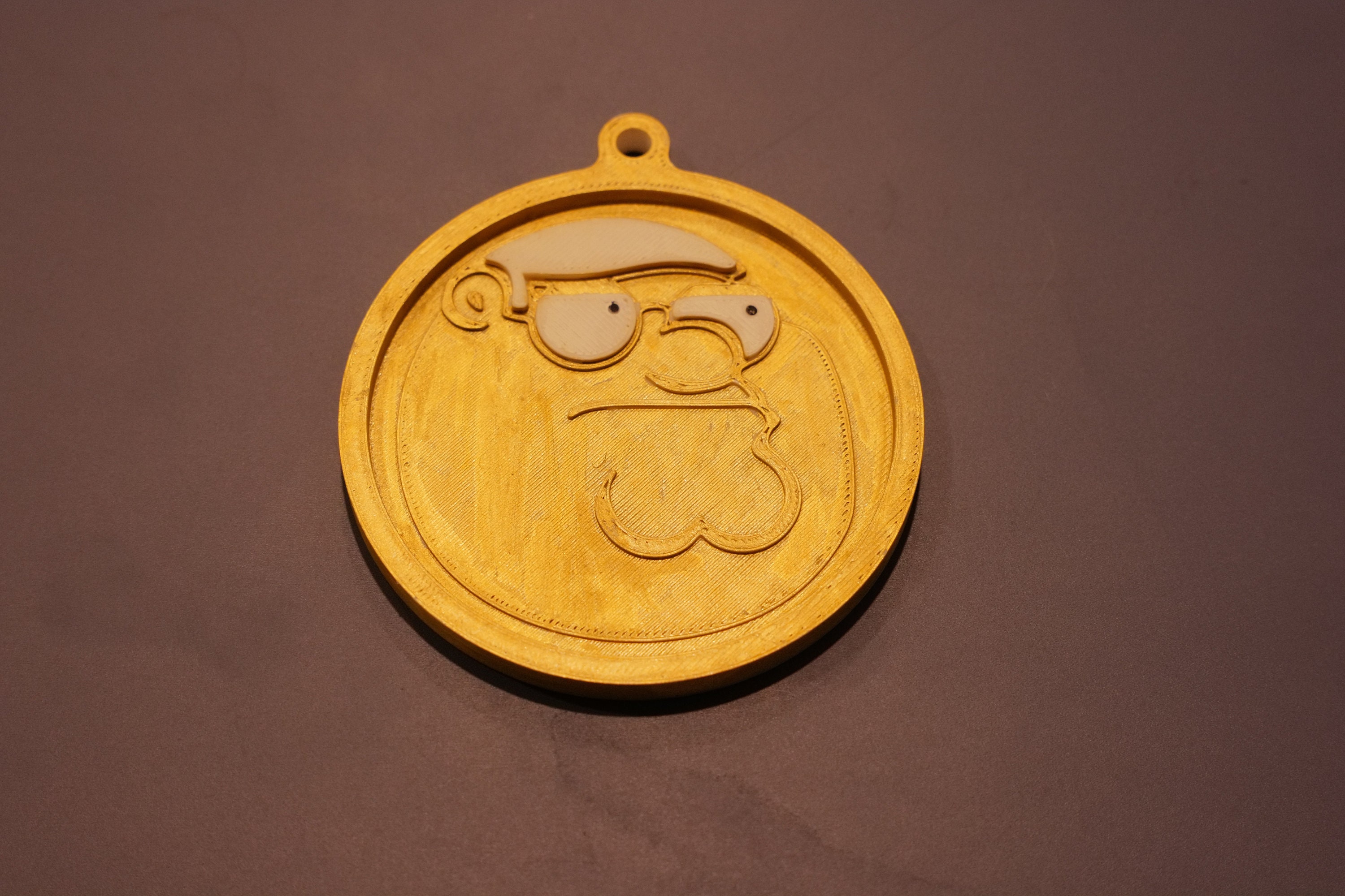 3D Printed Peter Griffin Medallion - Etsy