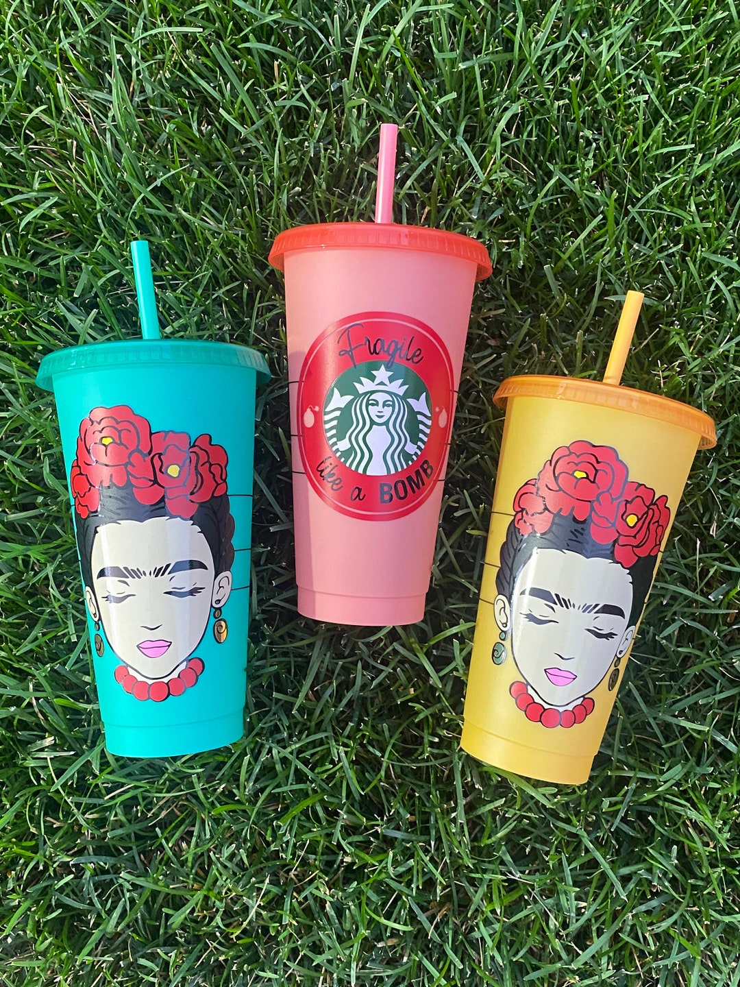 Frida Kahlo Reusable Cold Cup - Etsy