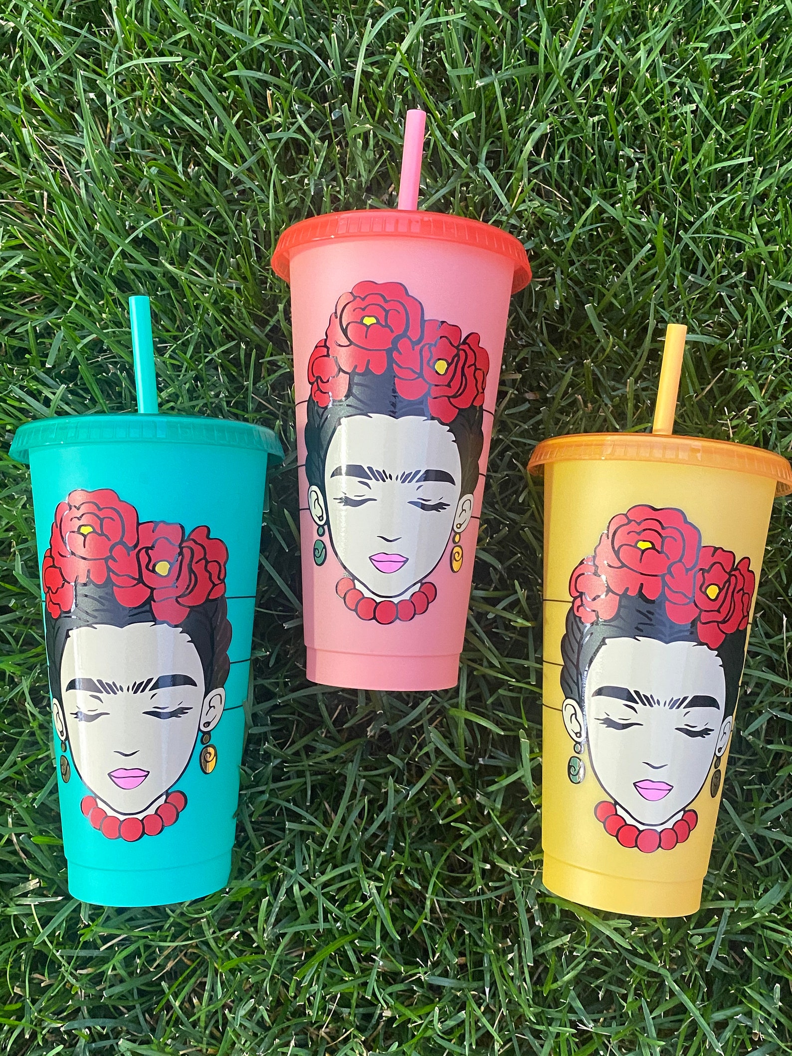 Frida Kahlo Reusable Cold Cup - Etsy