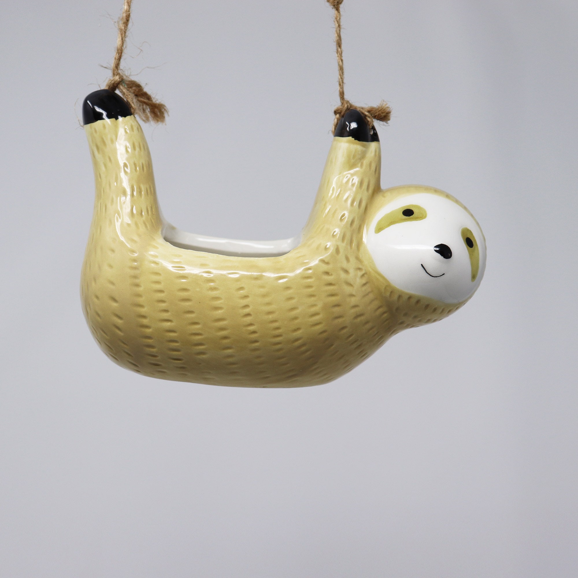 Lazy Sloth Hanging planter/ Succulents arrangement planter/ | Etsy