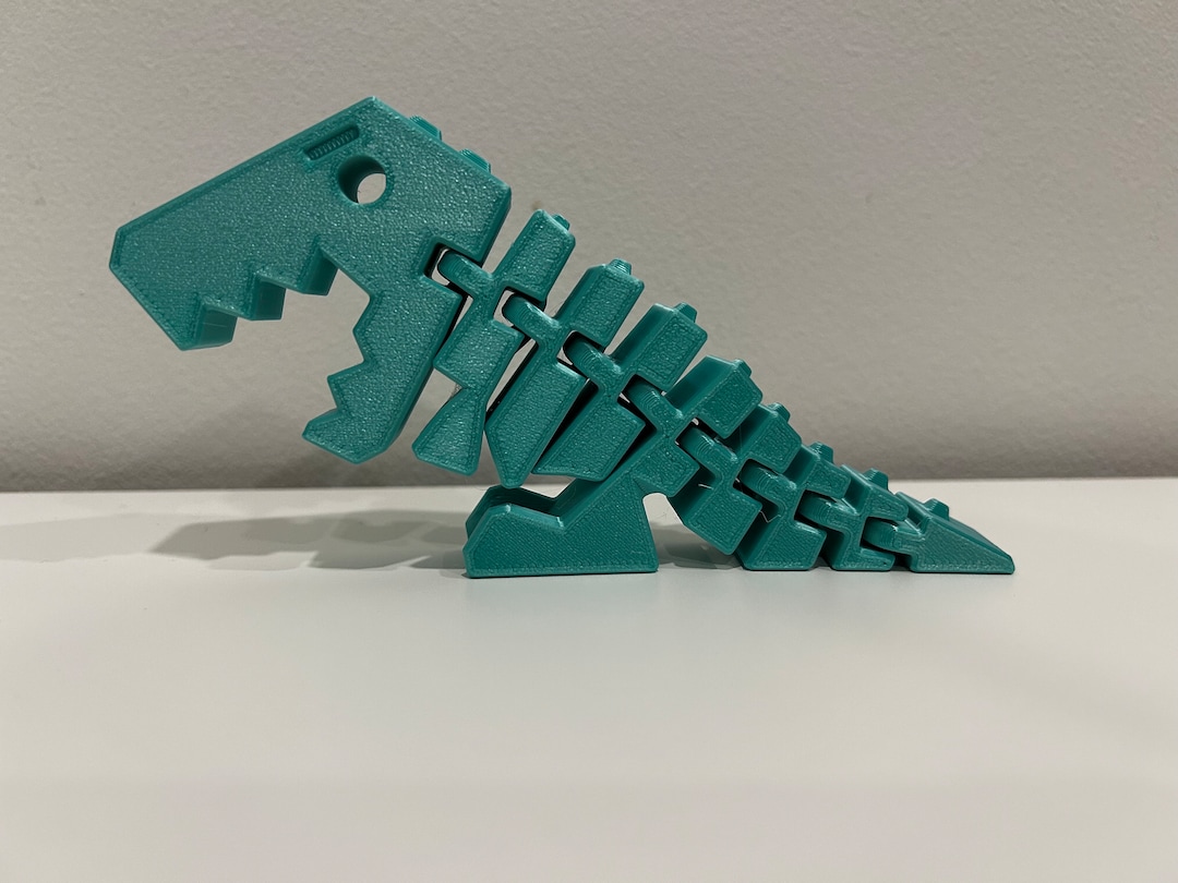 3D Printed Flexi T-rex - Etsy