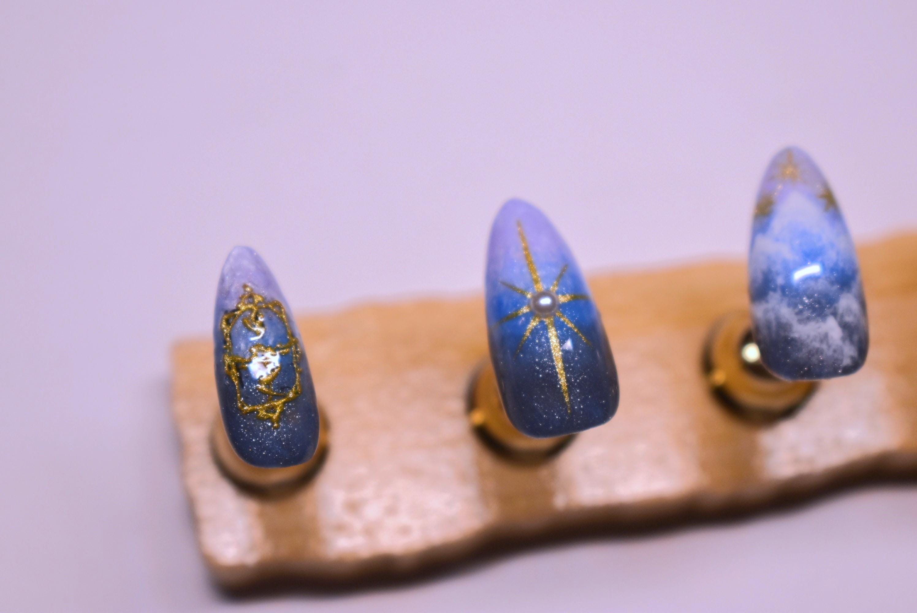 ACOTAR | Night Court Velaris Inspired Press on Nails - Etsy