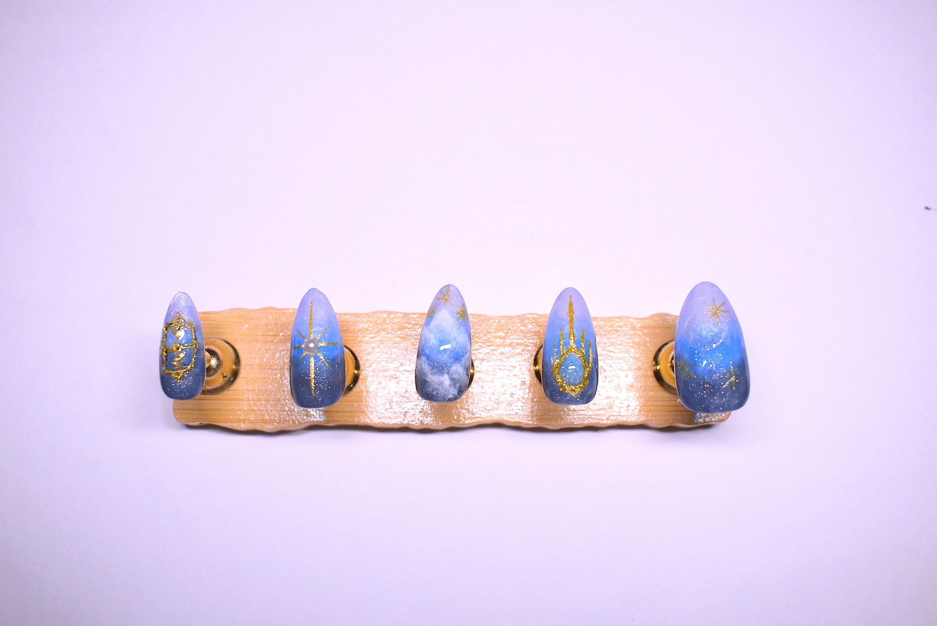 ACOTAR | Night Court Velaris Inspired Press on Nails - Etsy